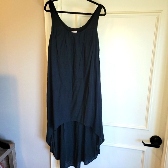 Merona | Dresses | Merona High Low Black Maxi Dress With Liner | Poshmark
